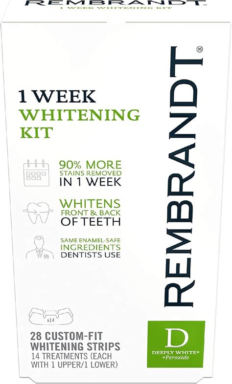 REMBRANDT Deeply White Teeth Whitening Kit Review - Get Teeth Whitener