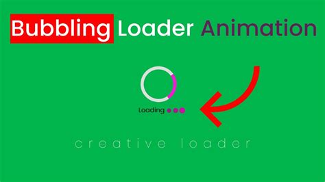 Creating Amazing Css Loader Dots Bubbling Loader Simple Easy