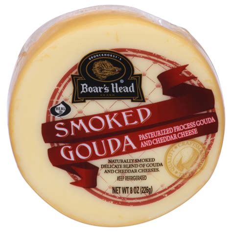 Save On Boars Head Smoked Gouda Cheese Wheel Order Online Delivery