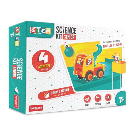 Buy Funskool Stem Science Kit Senior Force And Motion Educationaldiy Activitystemfor 9