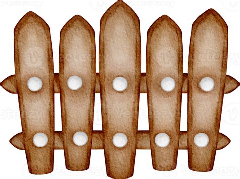 Watercolor Farm Fence 36912952 Png