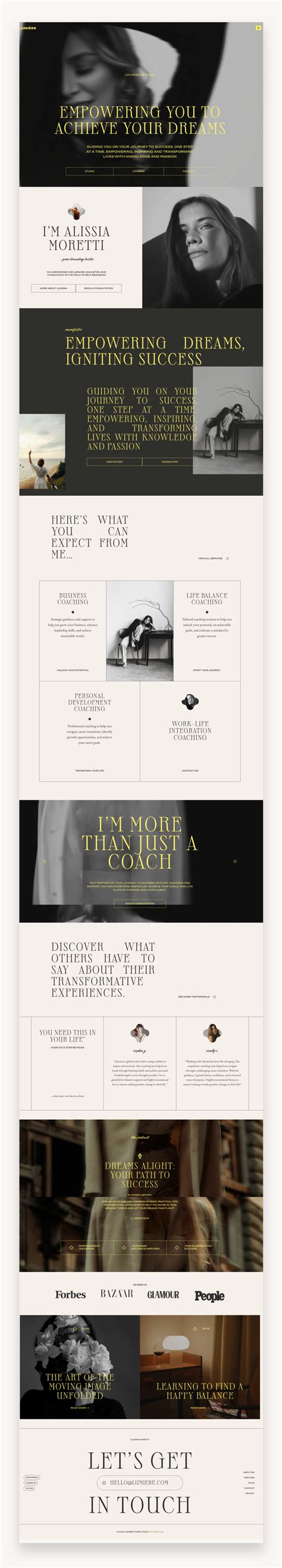 Lumiere Photography Kadence WordPress Template Market WP Themes