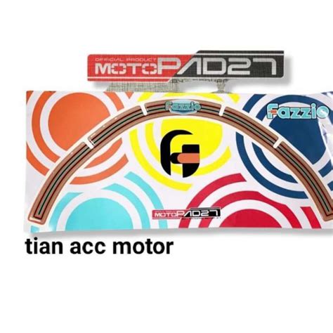 Jual Motopad27 Stiker Resin Cover Lampu Depan Yamaha FAZZIO Di Seller