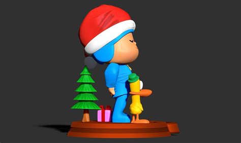Pocoyo And Pato 3d Model 3d Printable Cgtrader