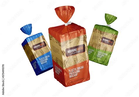 Sliced Bread Packaging Mockup Stock Template Adobe Stock
