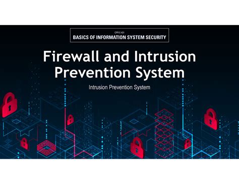 Module 6 Intrusion Prevention System Firewall And Intrusion Prevention System Firewall And