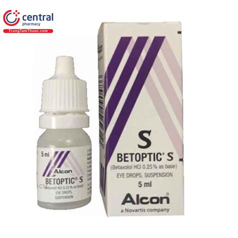 ChÍnh HÃng Thuốc Betoptic S 5ml Thuốc điều Trị Glaucome
