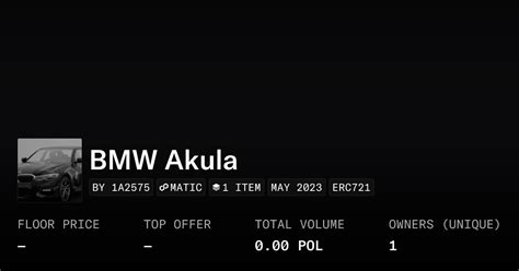 Bmw Akula Collection Opensea