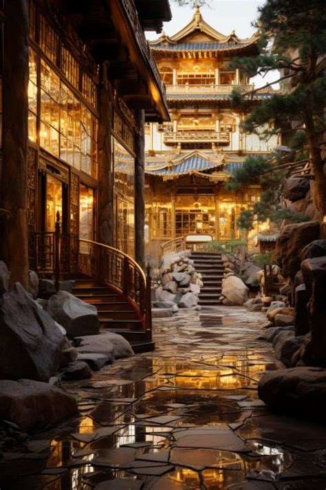 The Interiors Of Kintsugi Style Japanese Castles