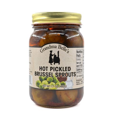 Hot Pickled Brussels Sprouts Lil Turtles