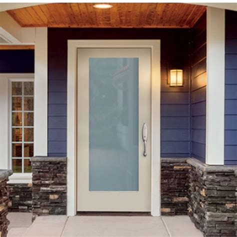 Frosted Glass Front Door