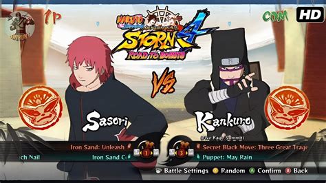 Naruto Shippuden Ultimate Ninja Storm 4 Sasori Vs Kankuro Youtube