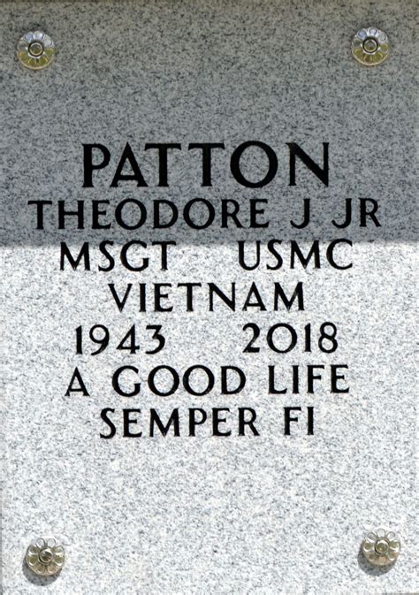 Theodore James Patton Jr 1943 2018 Find A Grave Memorial
