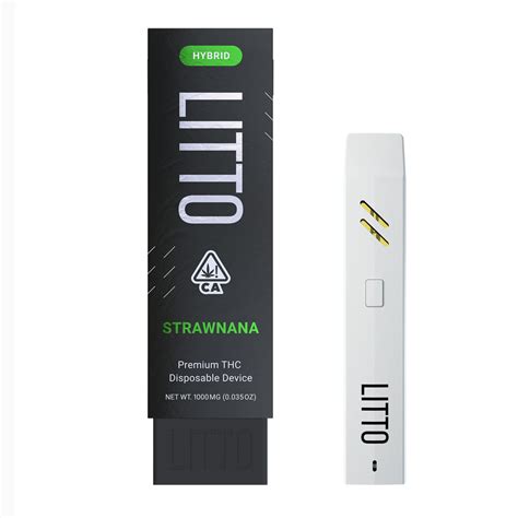 Litto 1g Disposables Strawnana Cali Canna