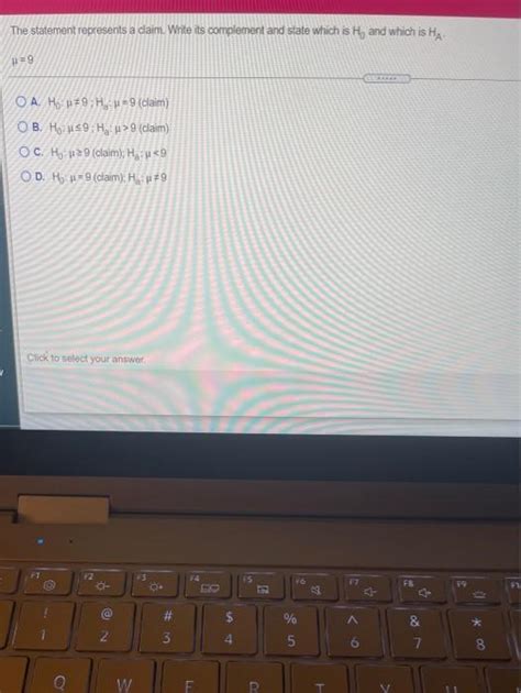 solved the statement represents a daim write its complement