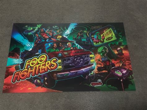 Foo Fighters Translite Sold For Sale Pinball Aussie Arcade