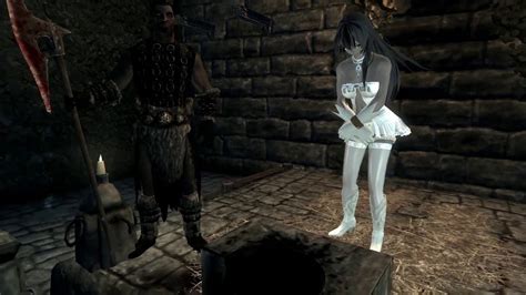 Skyrim Execution Snow Behead Ryona YouTube