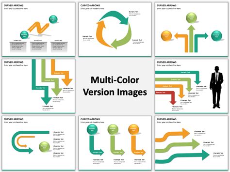 Curved Arrows For PowerPoint And Google Slides PPT Slides