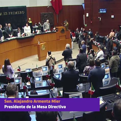 Senado De México On Twitter ️ El Presidente De La Mesa Directiva