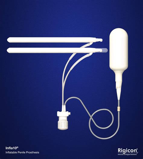 Inflatable Penile Prosthesis — Three Piece Rigicon® Infla10® By