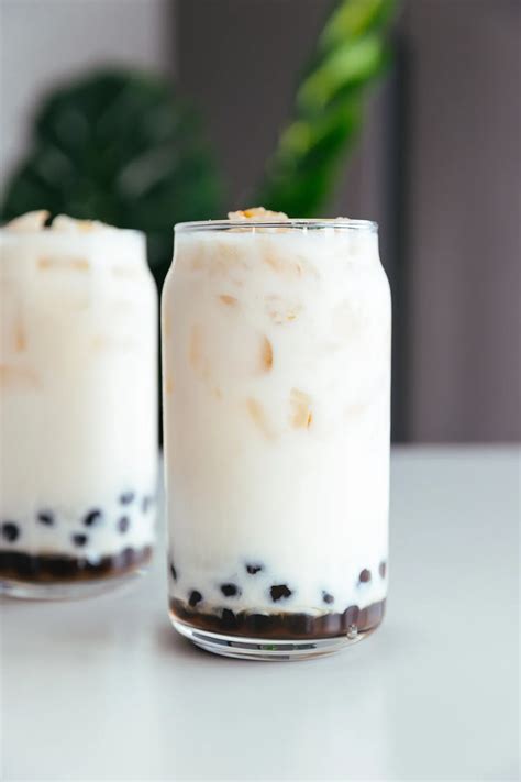 Lychee Bubble Milk Tea Lychee Boba China Sichuan Food