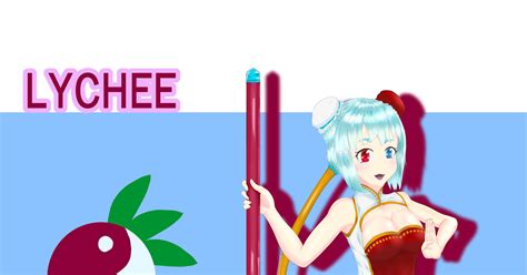 オリジナル フルーツ擬人化シリーズno9 節制の棒術士ライチちゃん 東雲しのののイラスト Pixiv