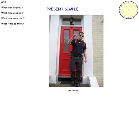 Present Simple Habit Times Ppt