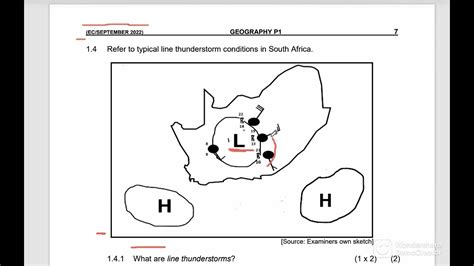 Grade 12 Geography Line Thunderstorms Revision Youtube