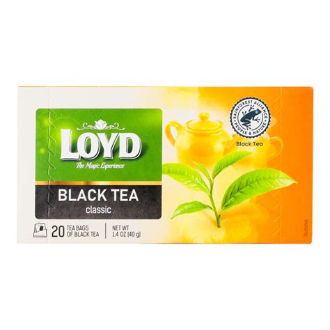 Чай черный байховый мелкий Classic Loyd ку 20х2г Loyd 5900396030962