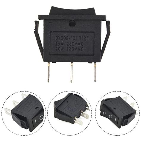 Rocker Switches Part 12v 16a 250vac 1pcs 3 Position Accessory Kcd3 101