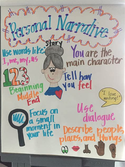 Personal Narrative Writing For First Grade