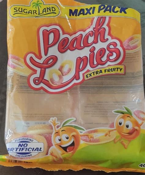 Sugar Land Peach Loopies Maxi Pack калорийность пищевая ценность ⋙