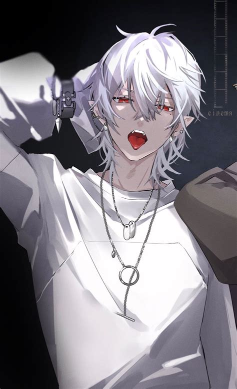 White Hair Anime Guy Black Anime Guy Dark Anime Guys Cool Anime Guys