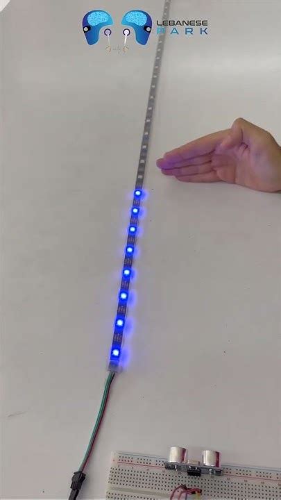Making Magic With Easy Arduino Project Using Led Strip And Ultrasonic Sensor Diy Arduino Youtube