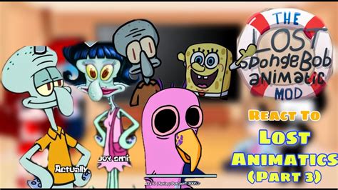 The Lost Spongebob Animatic References Fnf React To Spongebob