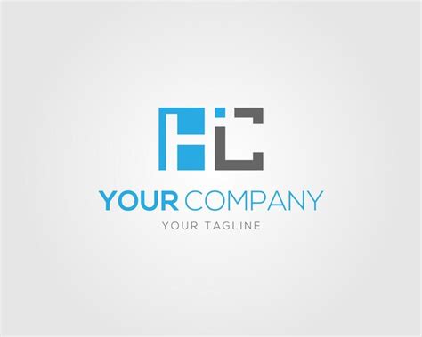 Premium Vector Initial Letter Hic Logo Design Vector Element Template