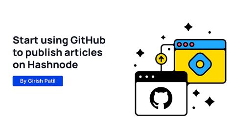 Start Using Github To Publish Articles On Hashnode