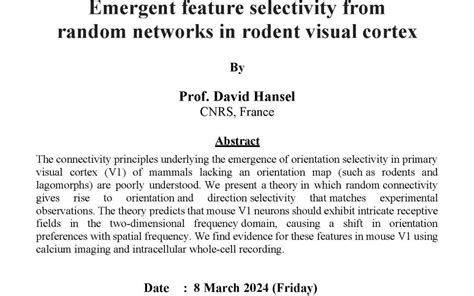 Department Of Mathematics Seminar On Applied Mathematics Emergent