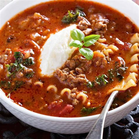 Quick And Easy Lasagna Soup Recipe Supermom Shuffles Cooking