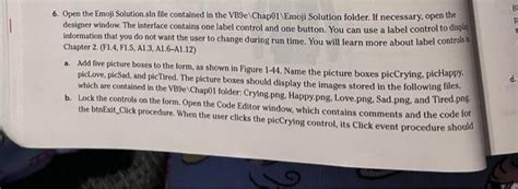 6 open the emoji solution sln file contained in the