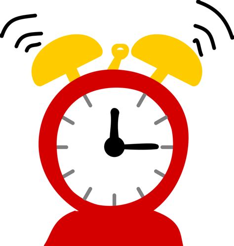 Red Alarm Clock Png Clipart Png All
