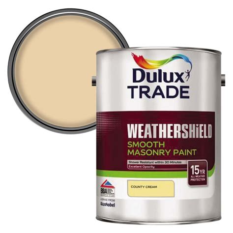 Dulux Weathershield County Cream Masonry Paint Selco