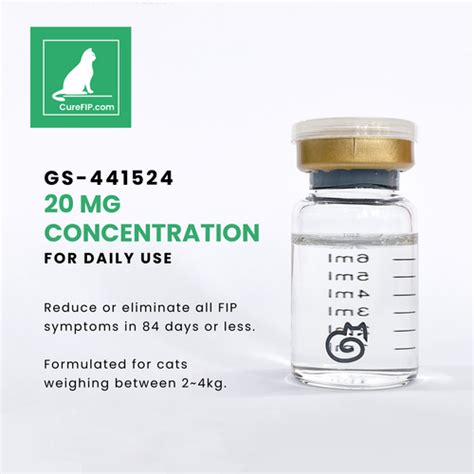 GS 441524 6 Frascos 20 Mg Ml 7 Ml CureFIP
