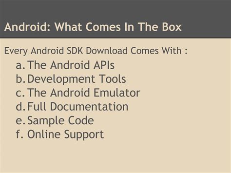 Introduction To Android Developmentpptx