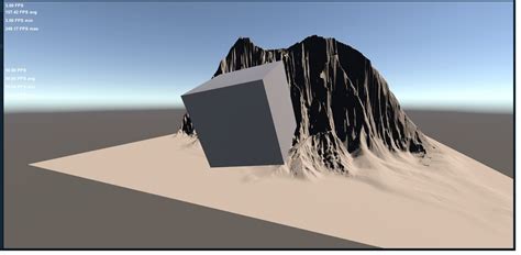 A Large Object Colliding With Terrain Causes FPS Drop Questions