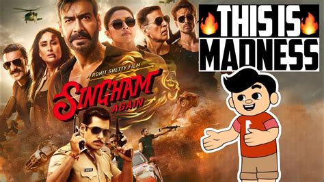 Singham Again Trailer Review Ajay Devgan Akshay Kumar Ranveer Singh Jay Kumar Sahu Youtube