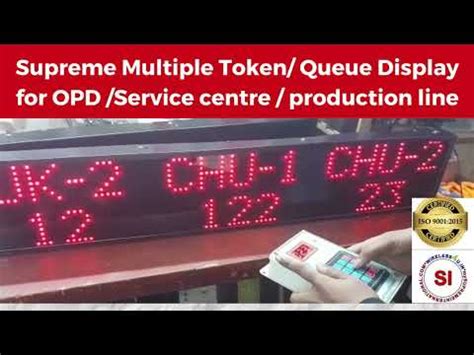 Token Display System Token Display Latest Price Manufacturers Suppliers
