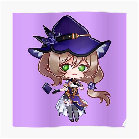 Lisa Chibi Poster For Sale By Hellakumii Redbubble