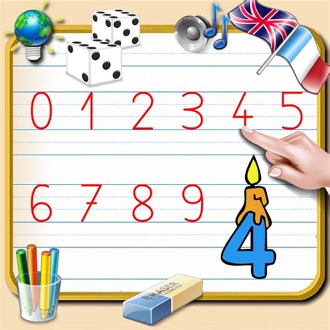 Write Numbers From 0 To 9 English And French Sounds By Scm Publishing