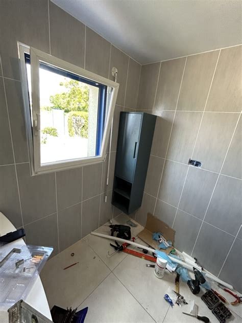 Exemple de rénovation de salle de bain à Ploërmel illiCO travaux